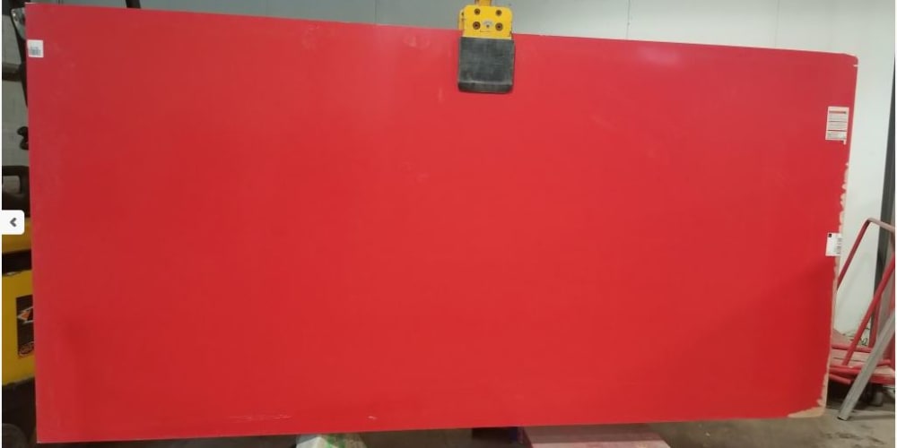 Rosso Monza(5 Guys Material) Quartz by Silestone - StoneTrash