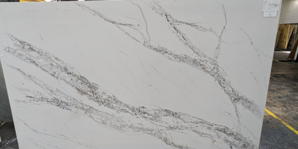 Calacatta Tesoro Quartz by MODA - StoneTrash