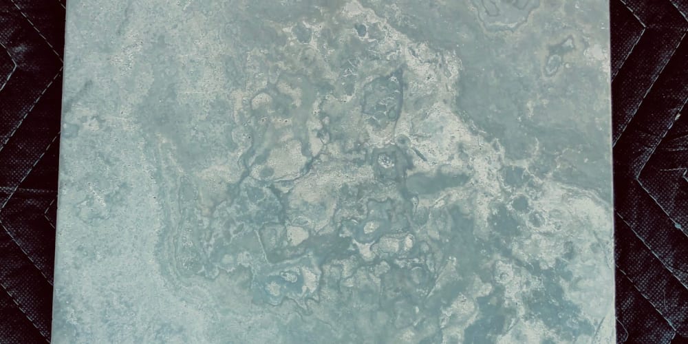 Travertine Ocean Blue Travertine Tile - StoneTrash