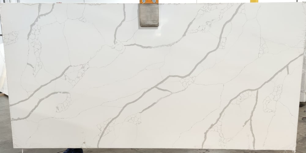 Calacatta Caldia White Quartz Quartz by Apex Quartz USA Inc - StoneTrash