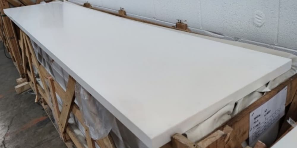 Pure White Fabricated Quartz 6601 Quartz by Apex Quartz USA Inc ...