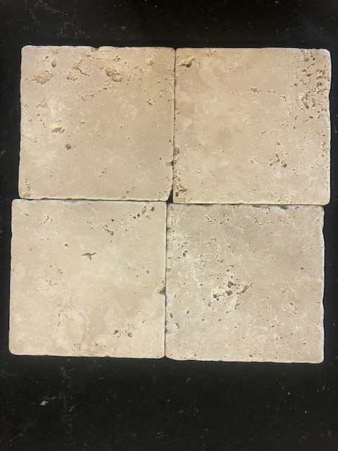 Cashmere Travertine Tile - StoneTrash