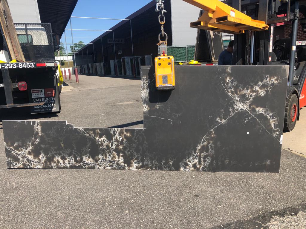 ICE BLACK Quartz by Compac - StoneTrash