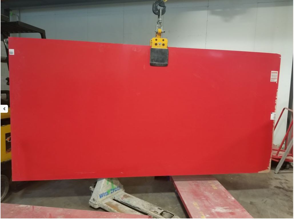 Rosso Monza Quartz by Silestone - StoneTrash