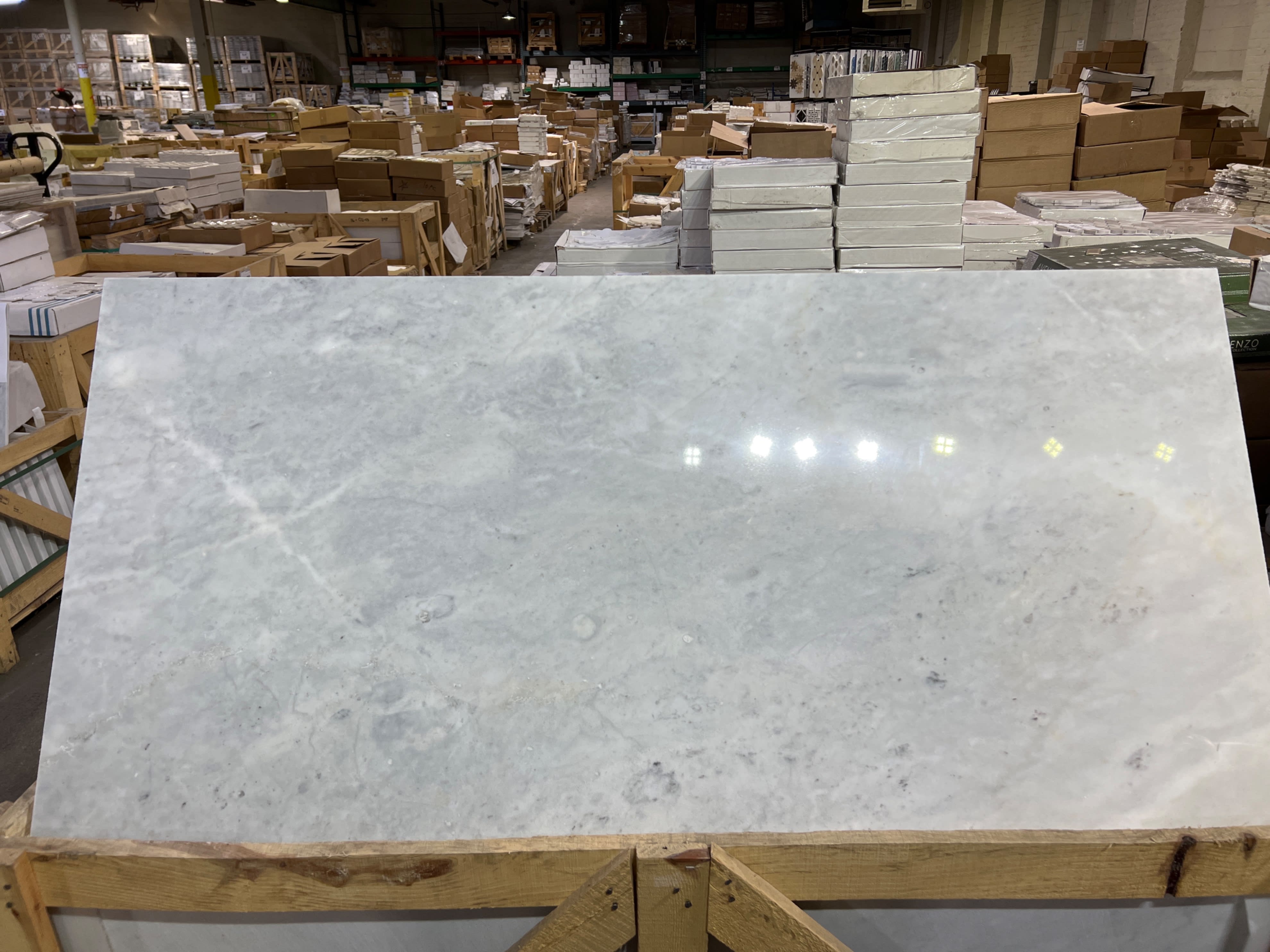 MISTY CARRARA MARBLE Marble Tile - StoneTrash