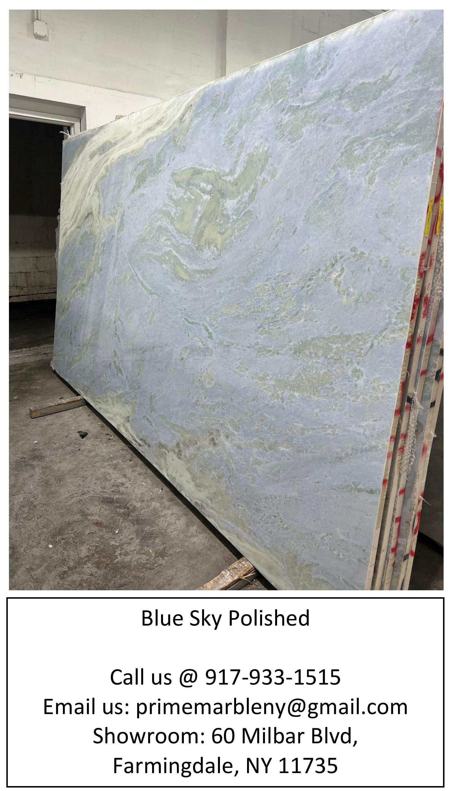 Blue Sky Polished Quartzite - StoneTrash