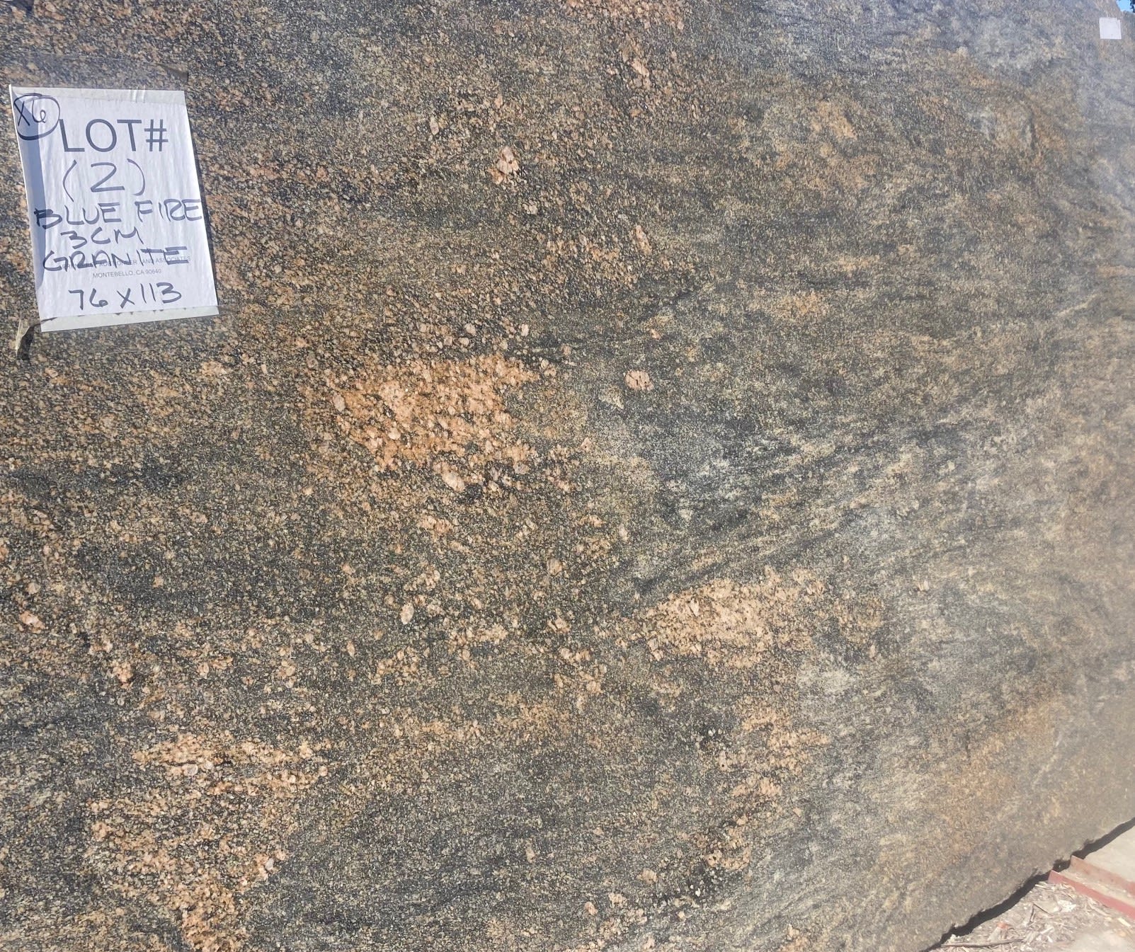 Blue Fire 3cm Granite - StoneTrash