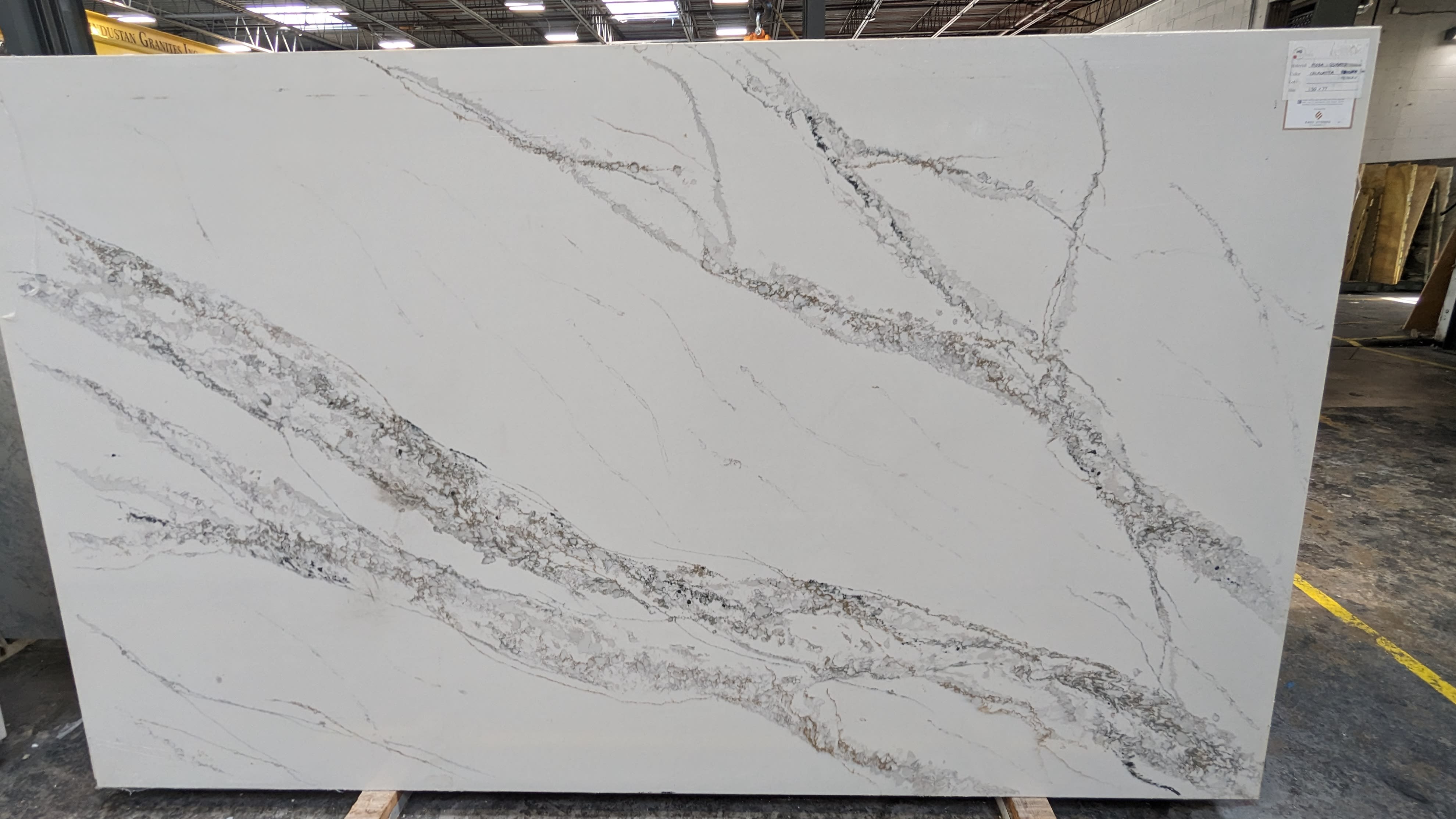 Calacatta Tesoro Quartz by MODA - StoneTrash