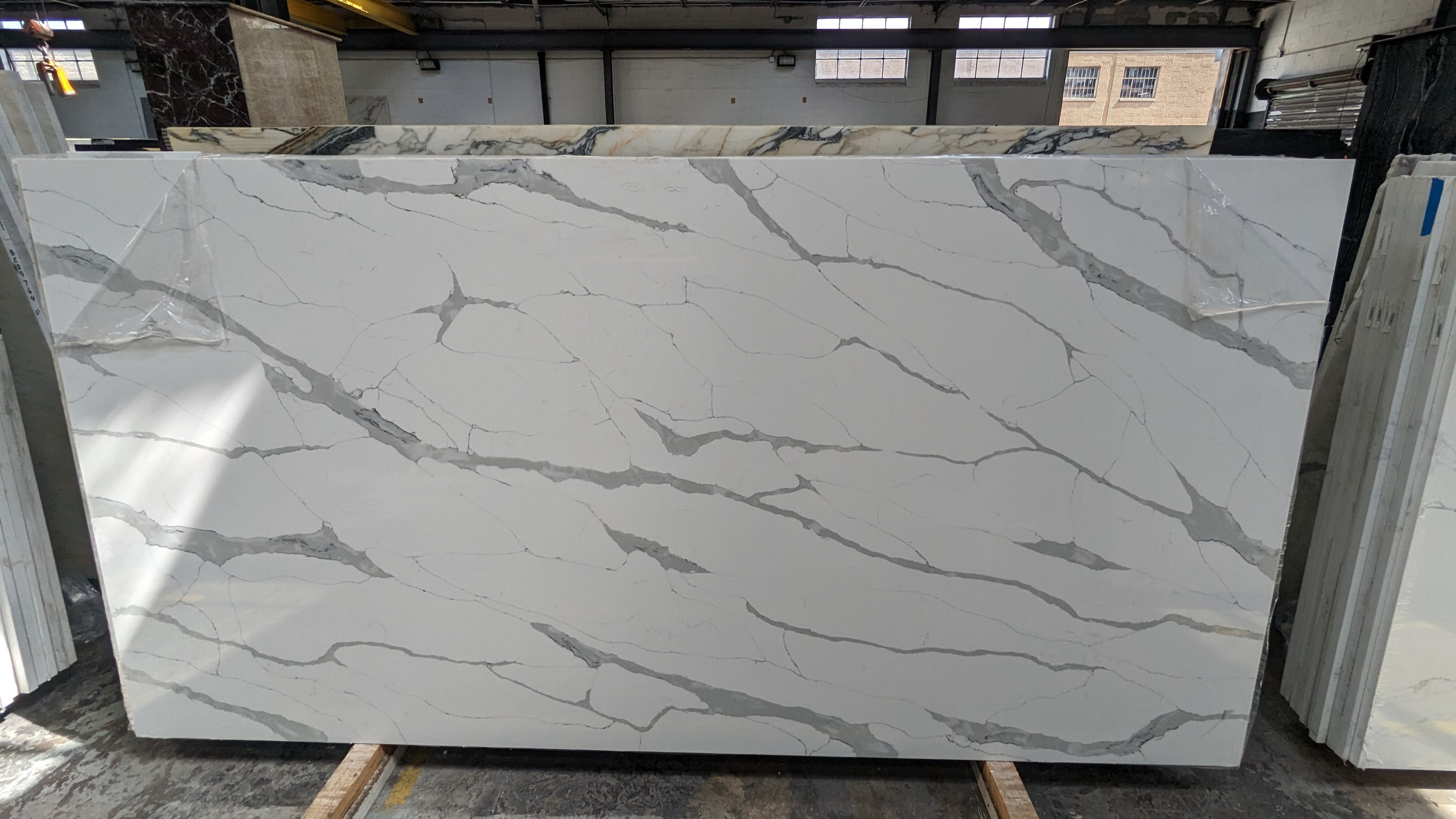 Calacatta Grigio Quartz by MODA - StoneTrash
