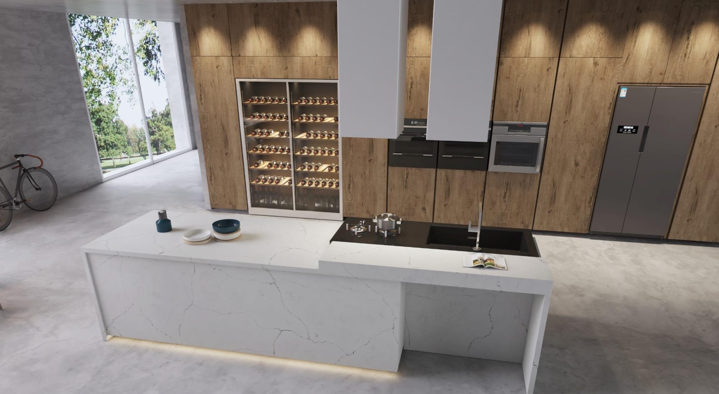 Davinci Quartz by Polarstone - StoneTrash