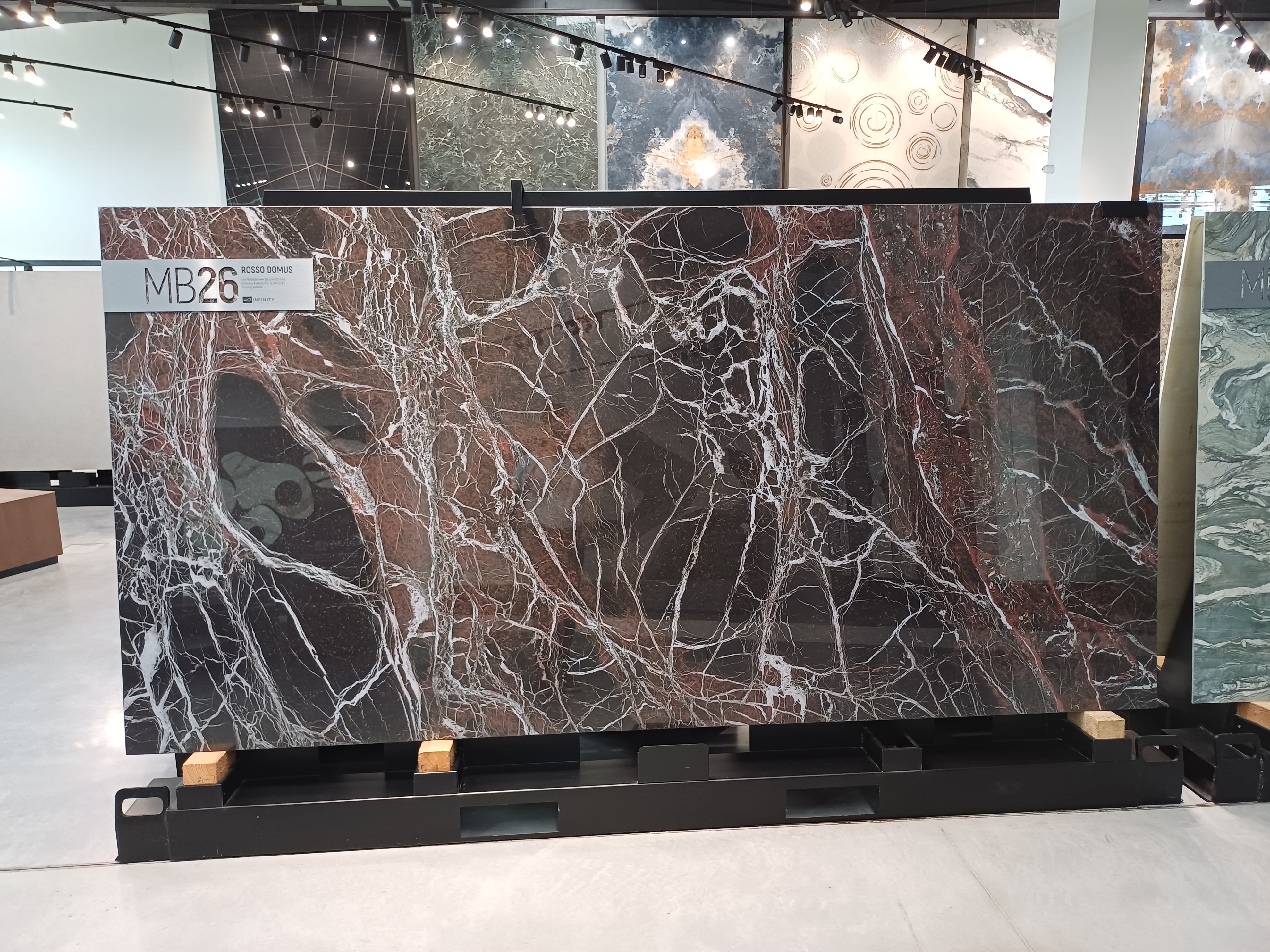 Rosso Domus by Infinity Porcelain Tile by Infinity Surfaces - StoneTrash