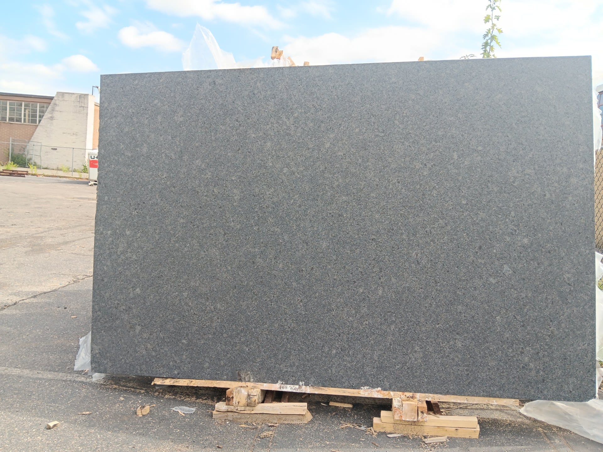 Steel Grey Granite Leather Finish