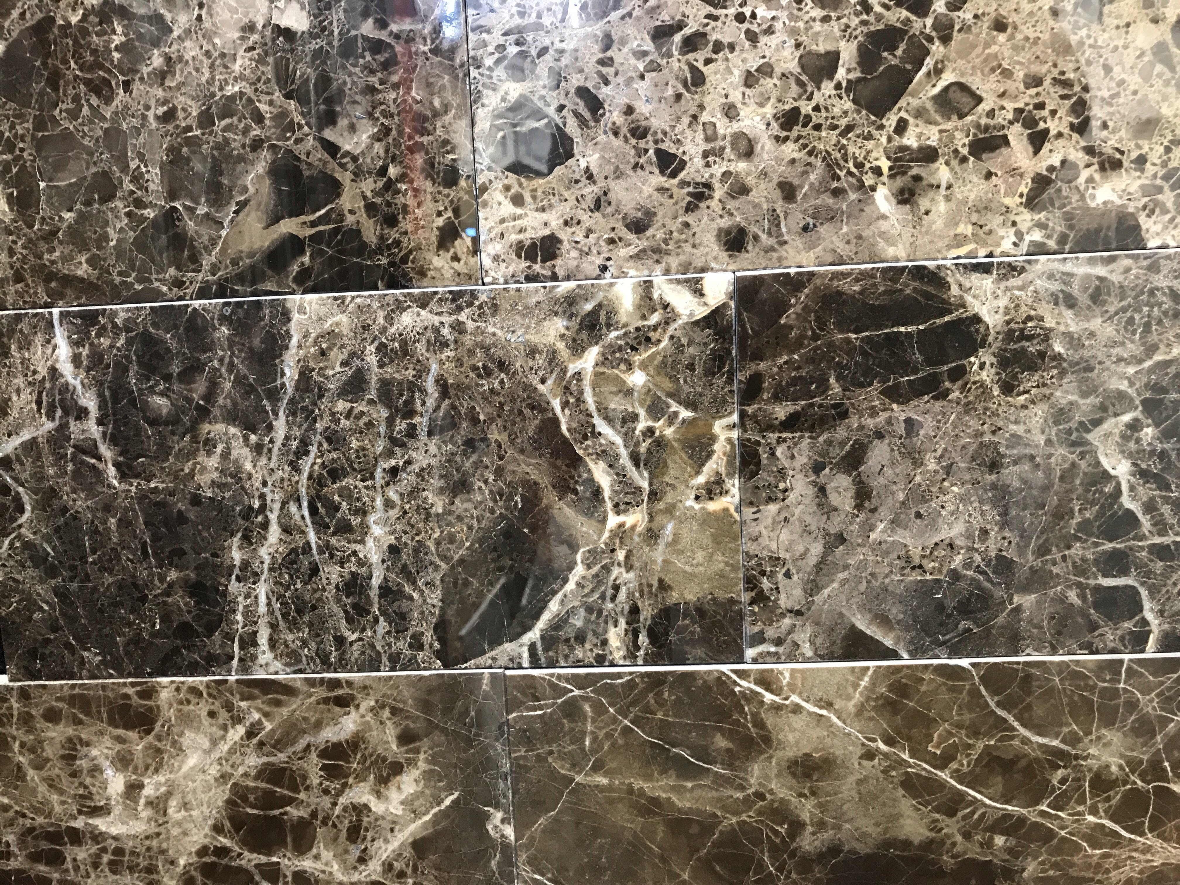 dark brown marble tile
