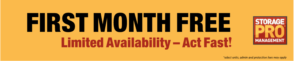 Storage Units In Santa Maria | First Month Free