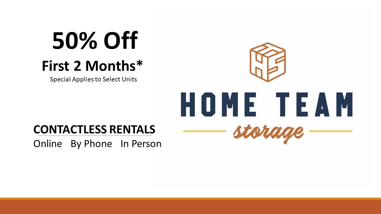 Home Team Climate Controlled Storage Units (Special 50% OFF)