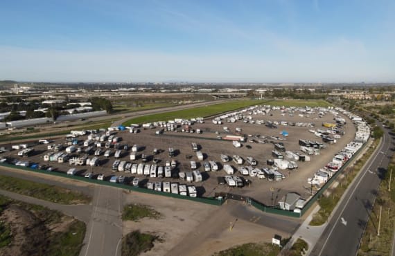 Cheapest RV storage unit in Irvine, CA - 50% off first Full month.