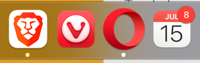 Why are my browsers all red?
