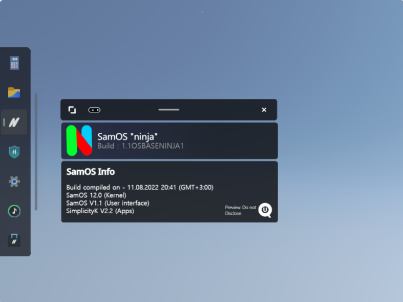 SamOS Mobile "Ninja" Preview and Sneak-peeks