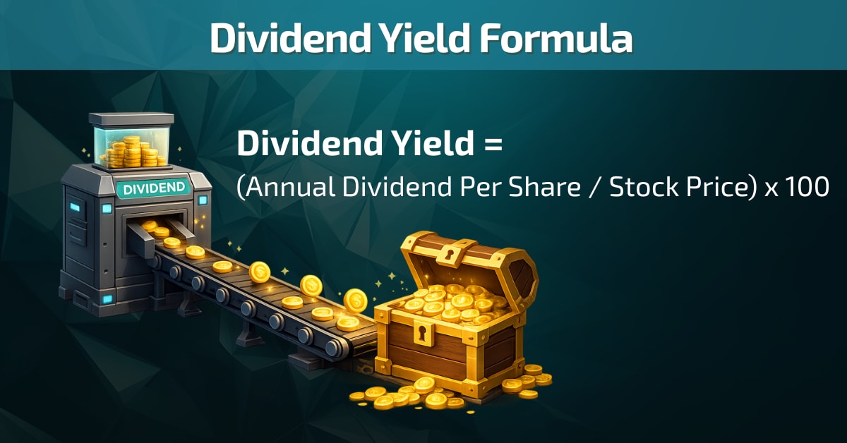 What is dividend yield? Formula, examples and benchmarks