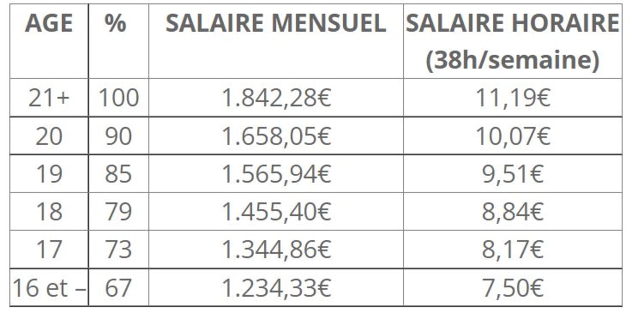 Salaire Minimum Net Belgique 2024 - Denna Tamarra Salaire Minimum Net Belgique 2024 - Denna Tamarra