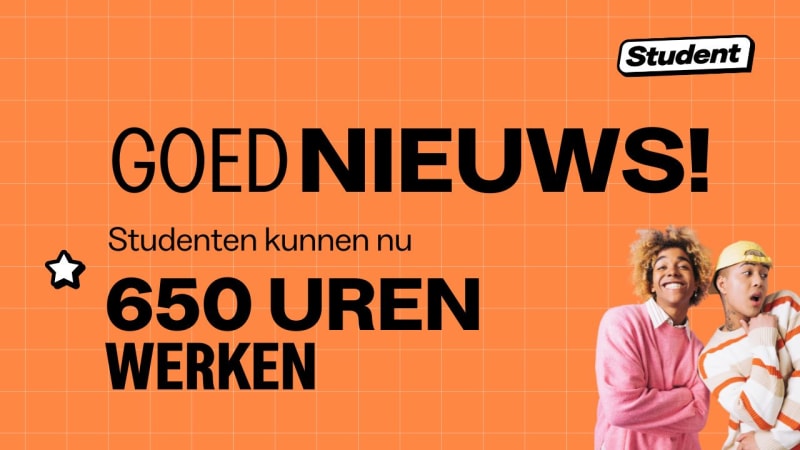 Vanaf 2025 mogen jobstudenten 650 uur werken per jaar!