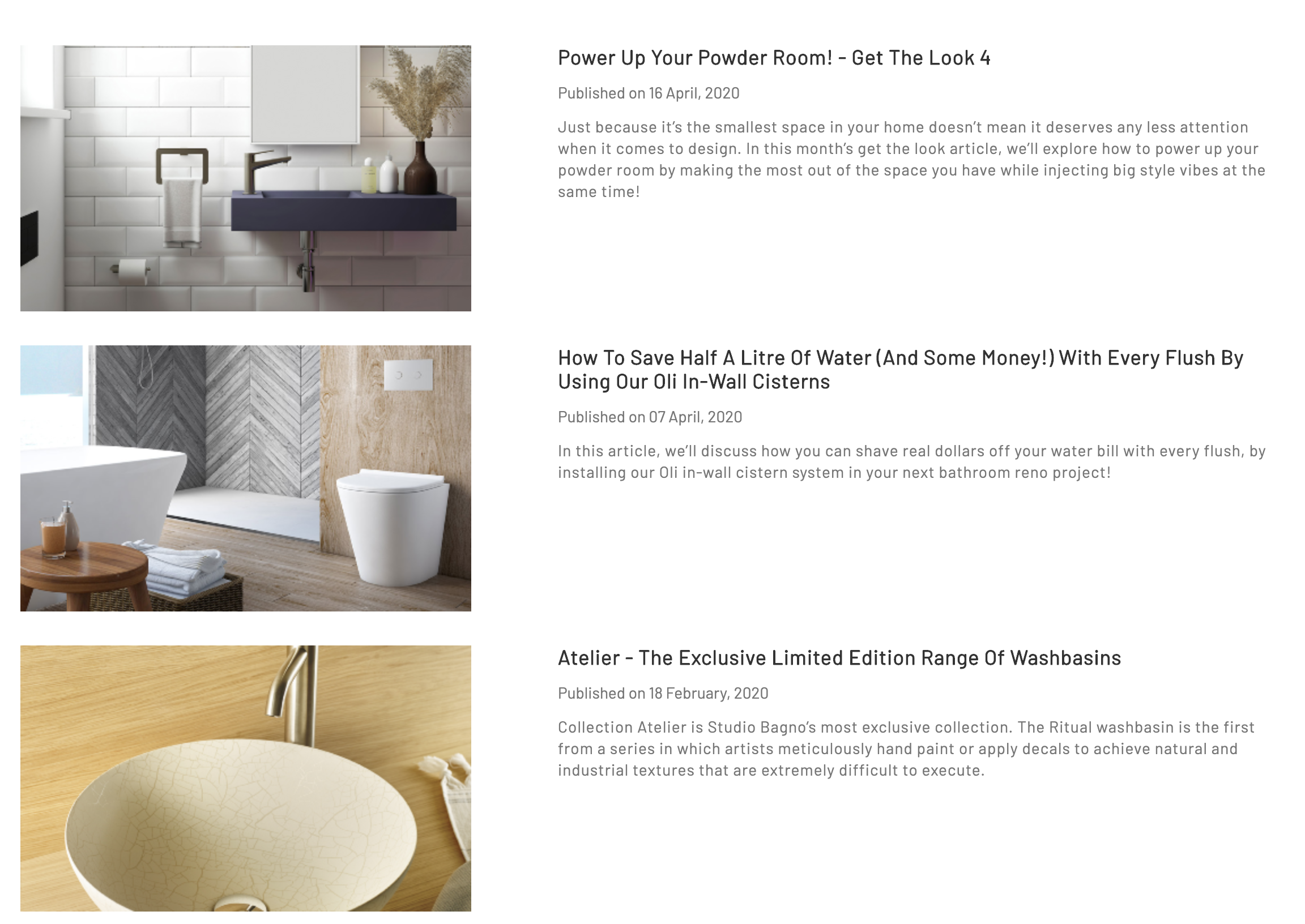 Studio Bagno | Redefining bathware