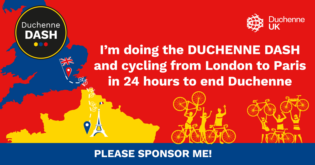 Duchenne Dash graphics for social media | Duchenne UK