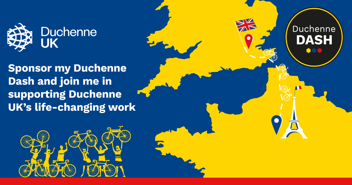Duchenne Dash graphics for social media | Duchenne UK