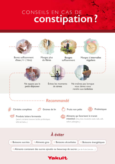 Conseils en cas de constipation - Yakult