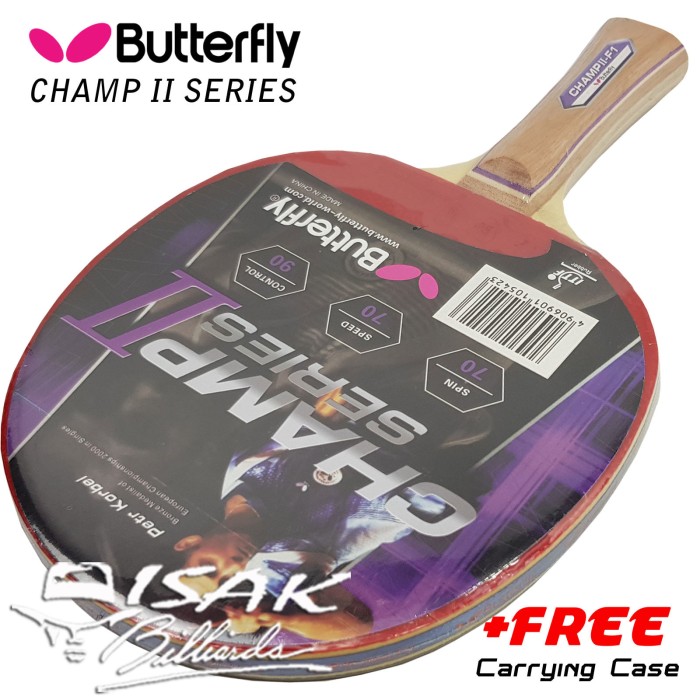 Jual Butterfly Champ Ii Pingpong Bat - Tenis Meja Ping Pong Tennis Bet ...
