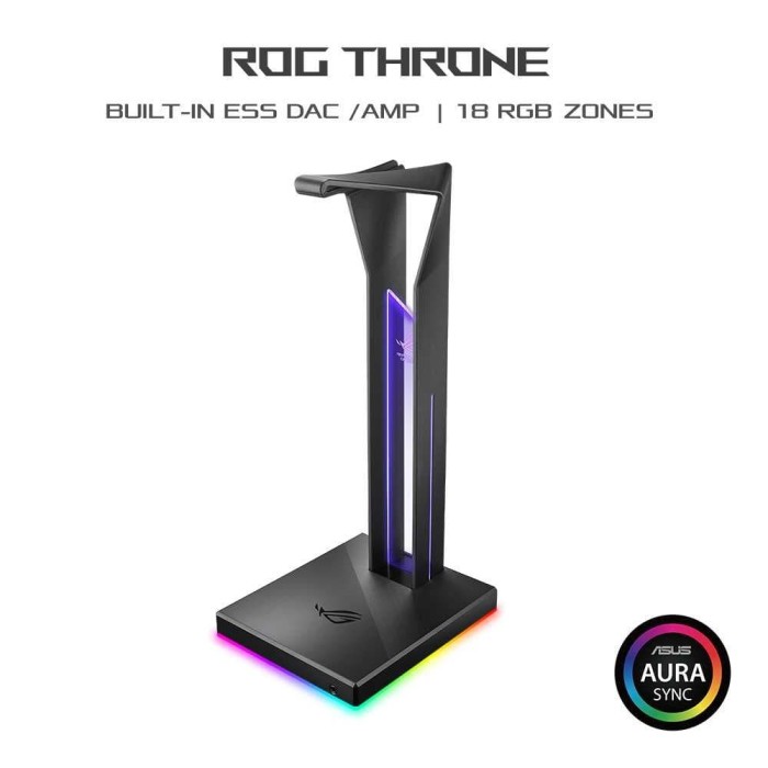Jual Jual Asus Rog Throne Rgb Gaming Headset Stand With 7.1 Surround ...