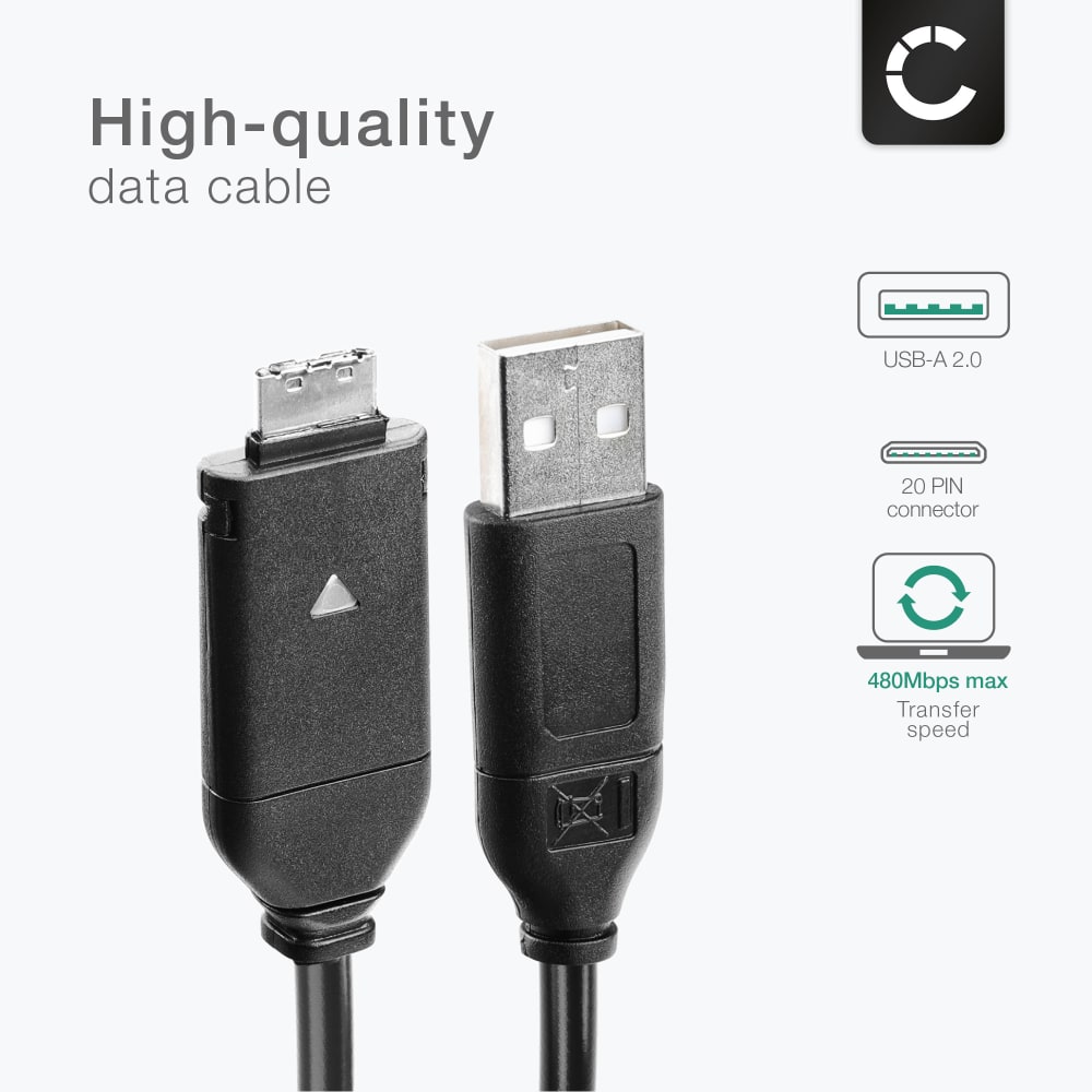 Samsung EX1, PL100, PL120, PL20, ES65 Camera Charger Cable