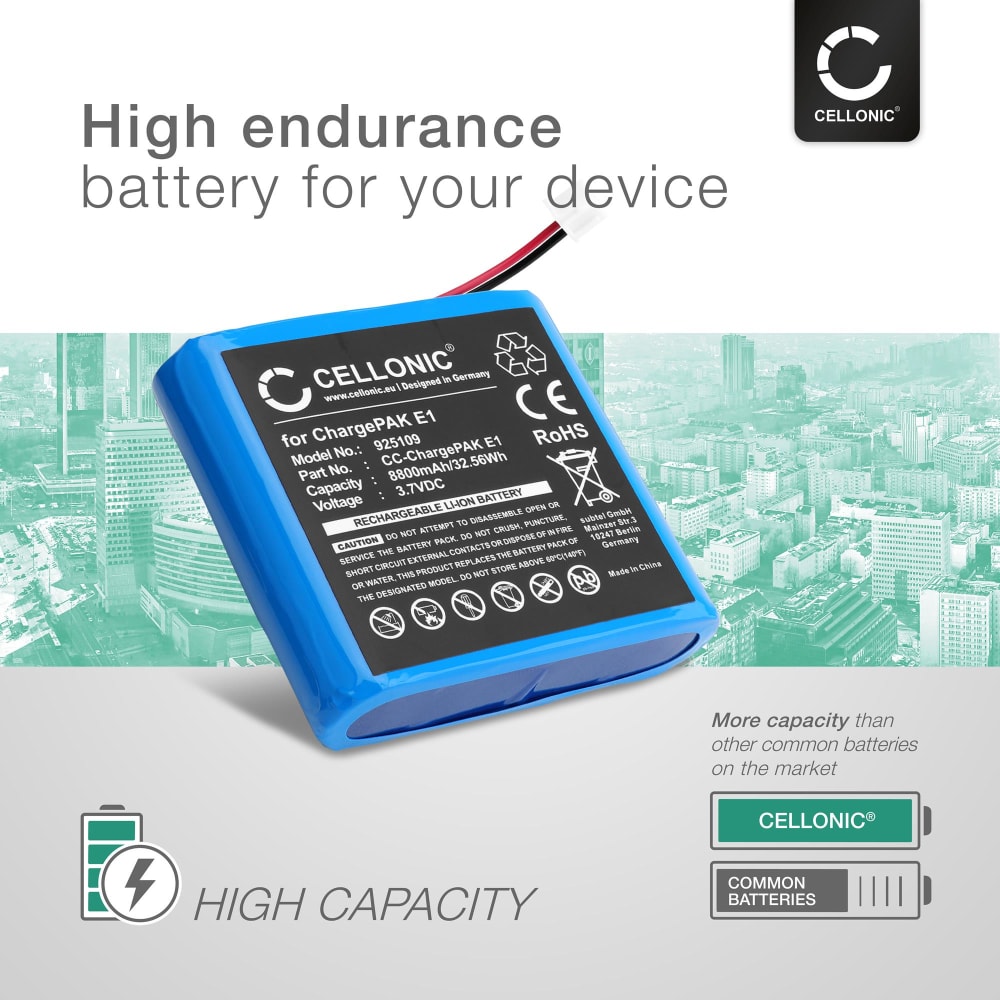PURE Evoke 1S / 2S / Flow Battery Replacement ChargePAK E1, VL-60924