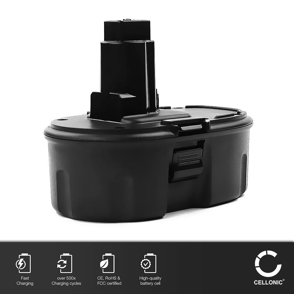 2x Dewalt DC390, DC925, DC385, DW936, DW97, DC020, DC212, Battery ...