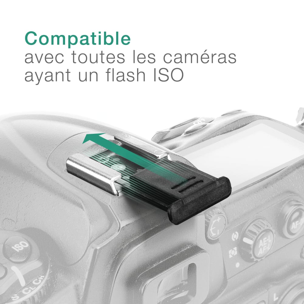 Lot de caches pour griffe flash d'appareil photo