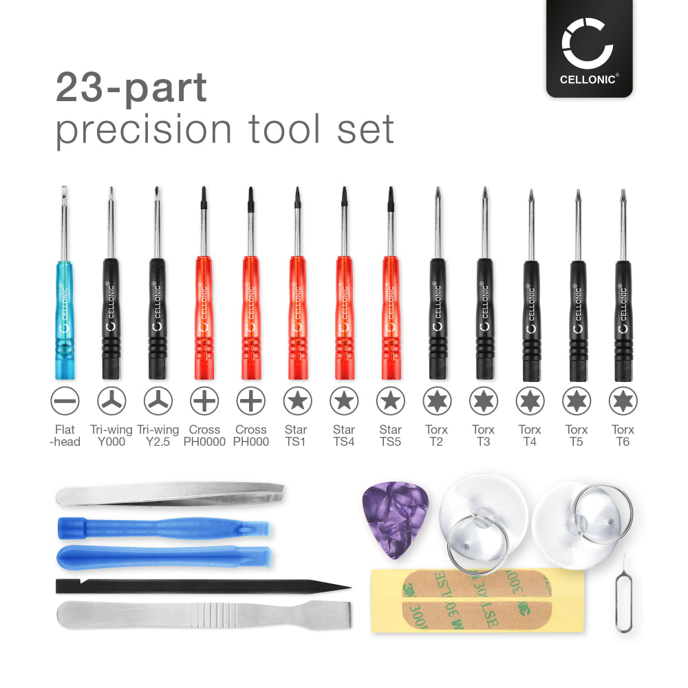 23-Pc Tool Kit for Laptop Repair & Mini Precision Screwdriver Set