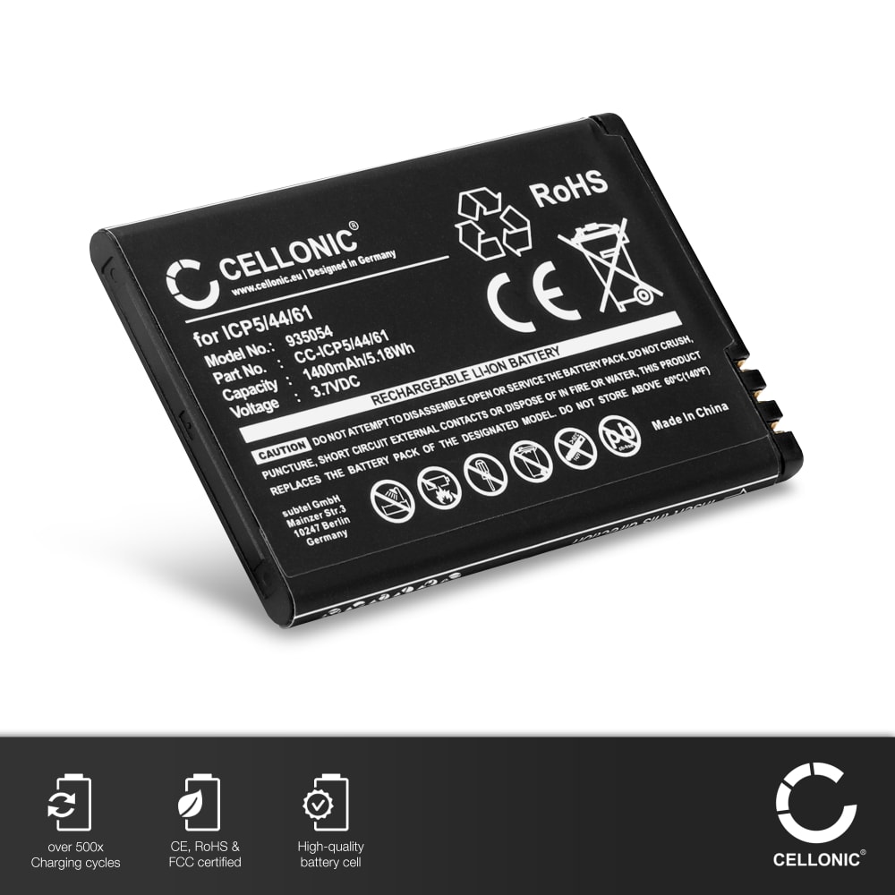 Vaihtoakku kännykkään Bea-fon SL810 / SL820, 1400mAh