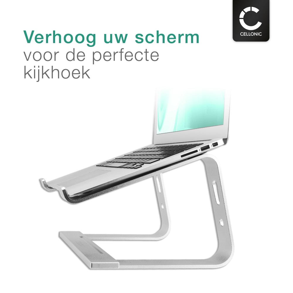 Universele aluminium laptopstandaard - geschikt voor alle laptops en ...