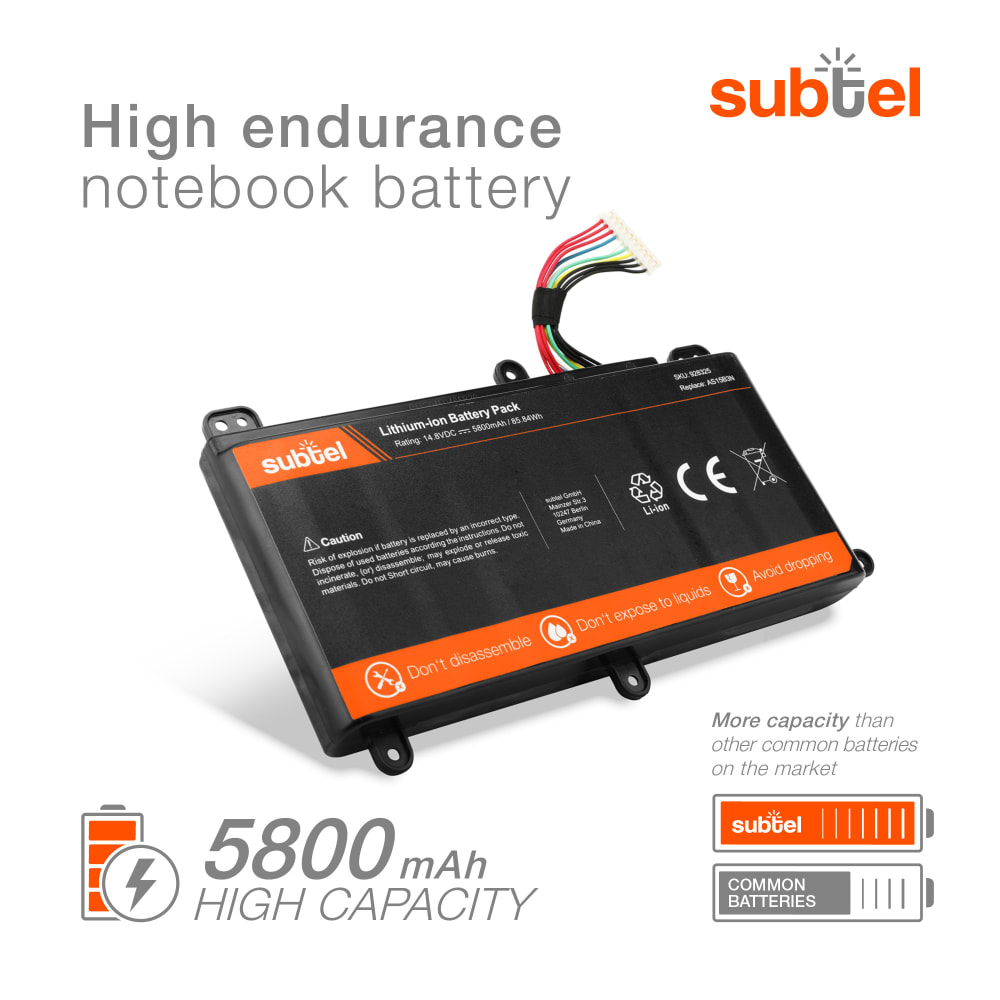 14.8V AS15B3N Battery for Acer Predator 15 G9-591 / Predator 17 G9-791