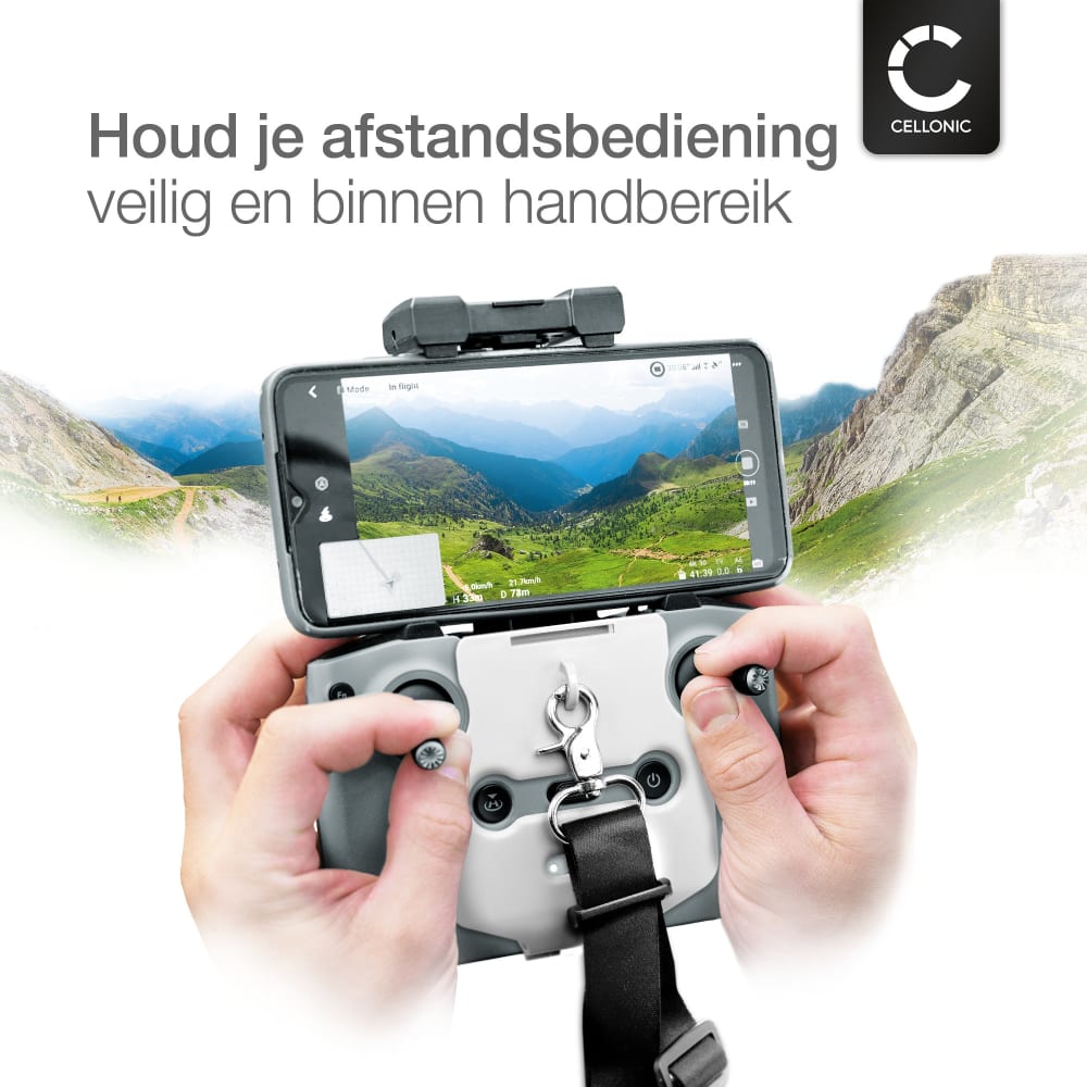 DJI Mini 2, 3 Nekriem voor dronecontrollers