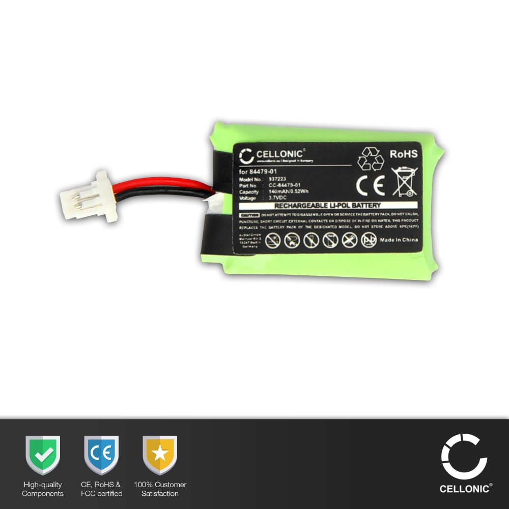 Plantronics CS540, CS540A, Savi CS540, Savi CS540A Battery 84479-01 ...