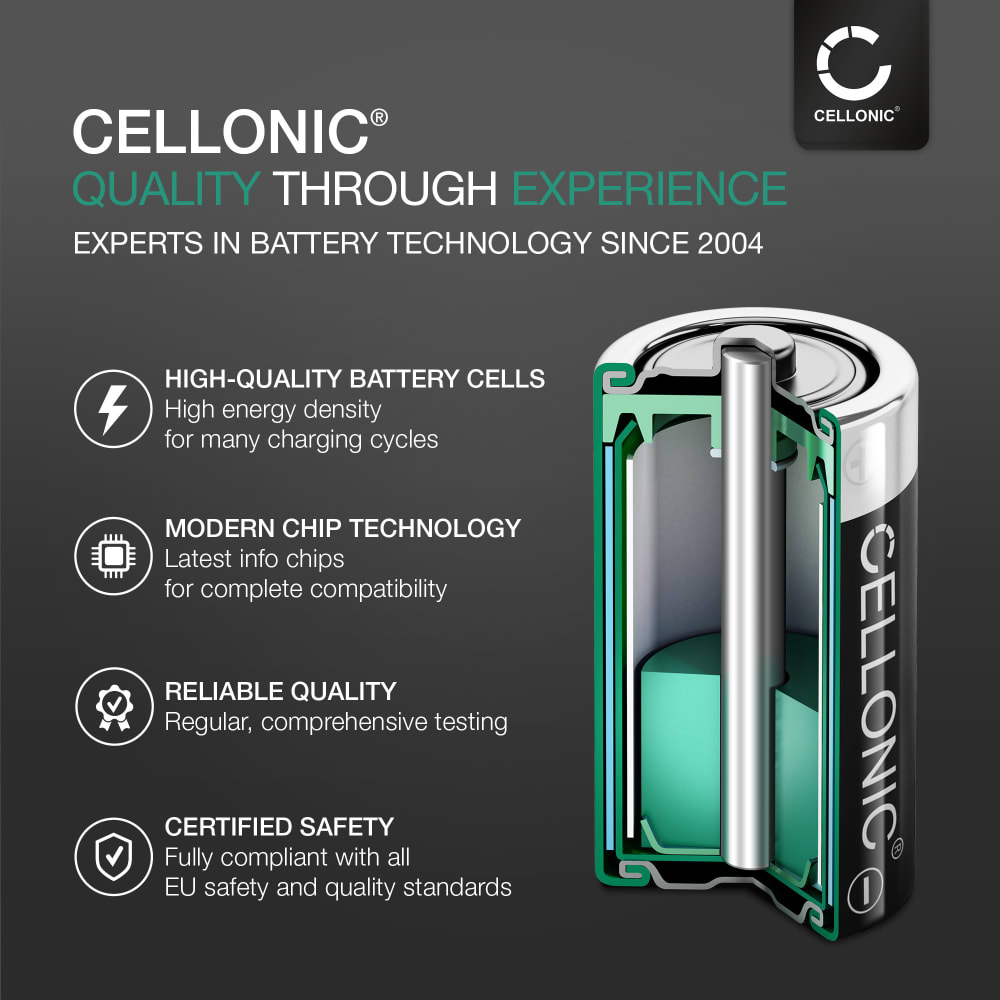 2x HBC Radiomatic Orbit / Micron 4 Battery BA222060,FUB 03A,KH68302500 ...