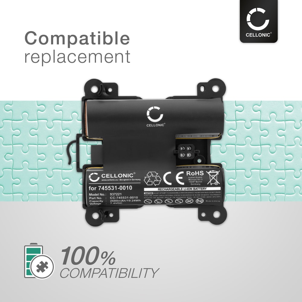 Battery for SoundLink Revolve Plus / Bose 745531-0010