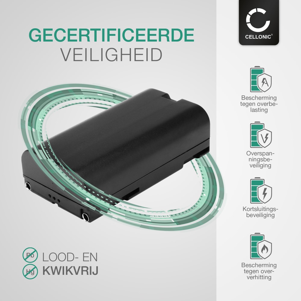 camera accu JVC BN-V812, BN-V814