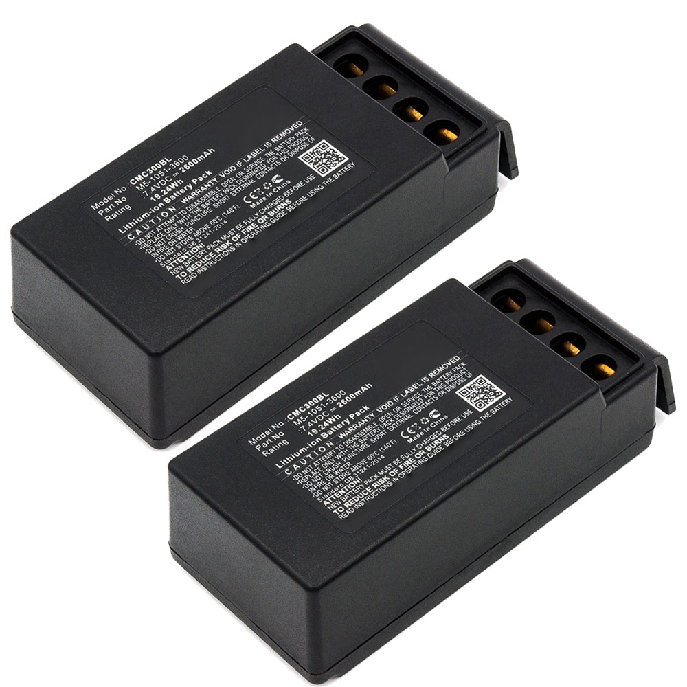 2x Cavotec M9-1051-3600 EX MC-3 MC-3000 Battery M5-1051-3600