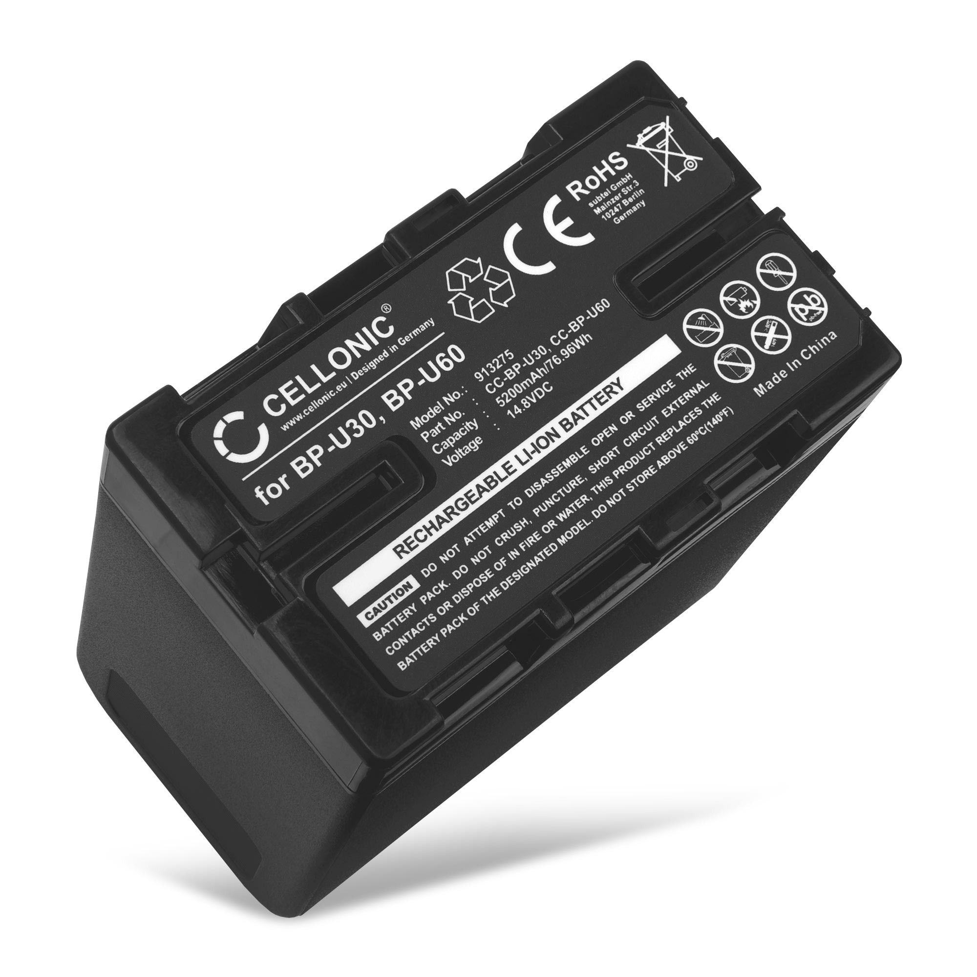 5200mAh Sony Camera Battery BP-U30 BP-U35 BP-U60 BP-U70 BP-U90