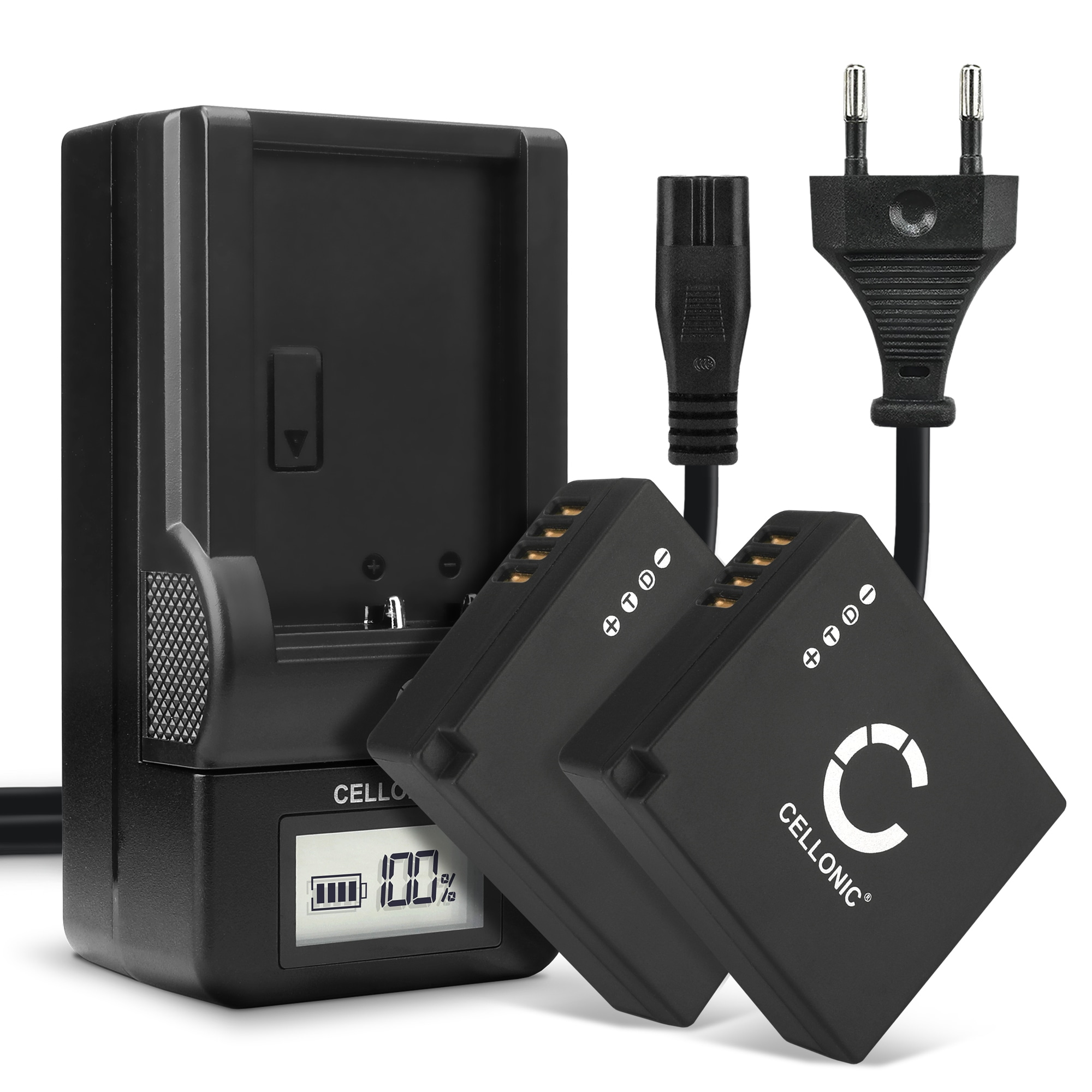 2x Battery + Charger for