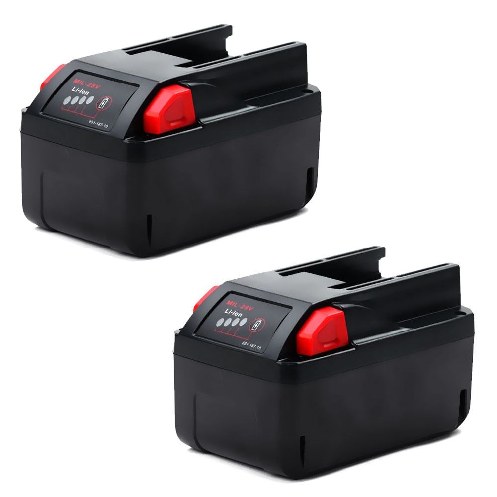 Pack de 2 Batteries 28V pour Outils Milwaukee