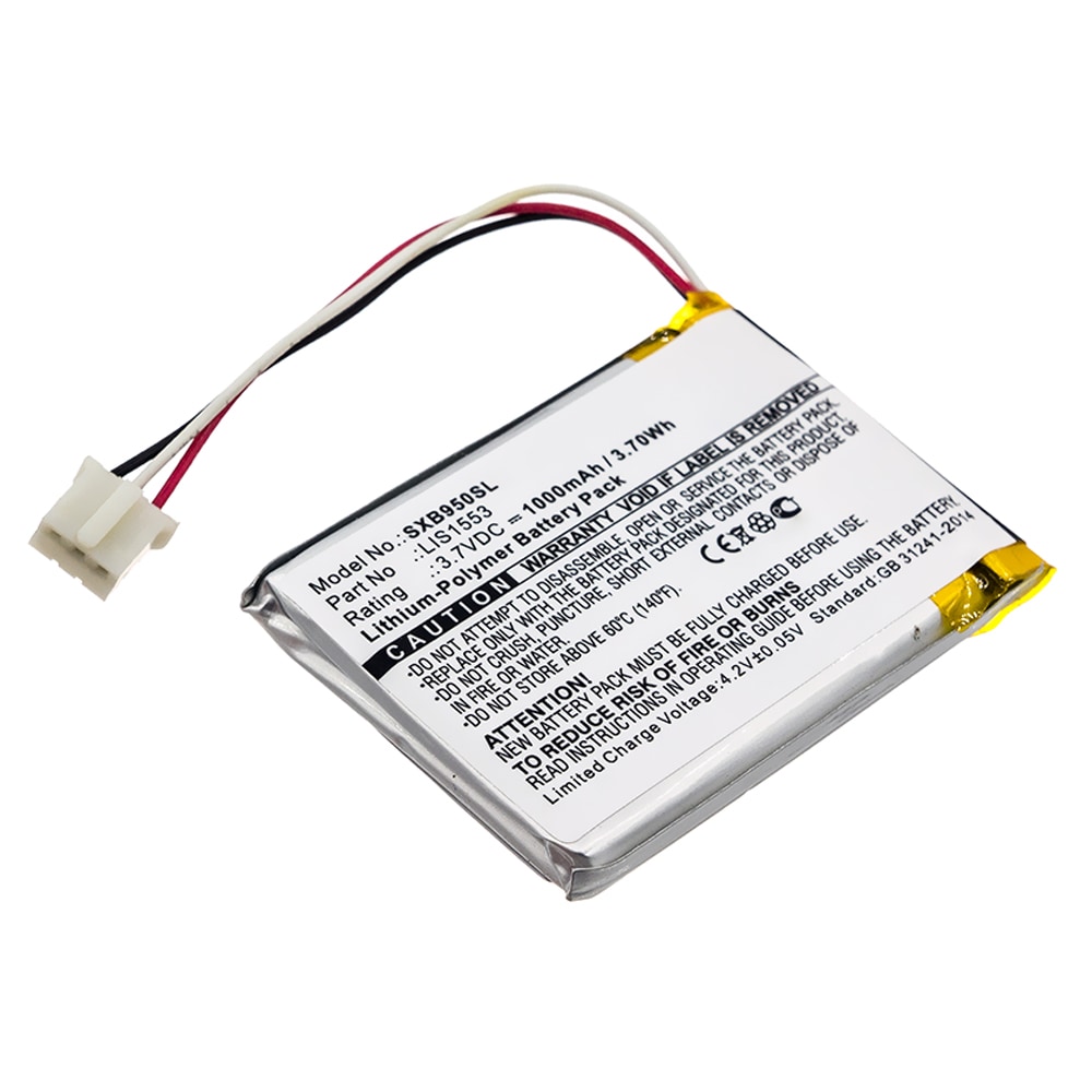 Sony MDR-XB950N1 SRS-WS1 WH-CH700N Battery LIS1553, LIS1553(SY6)