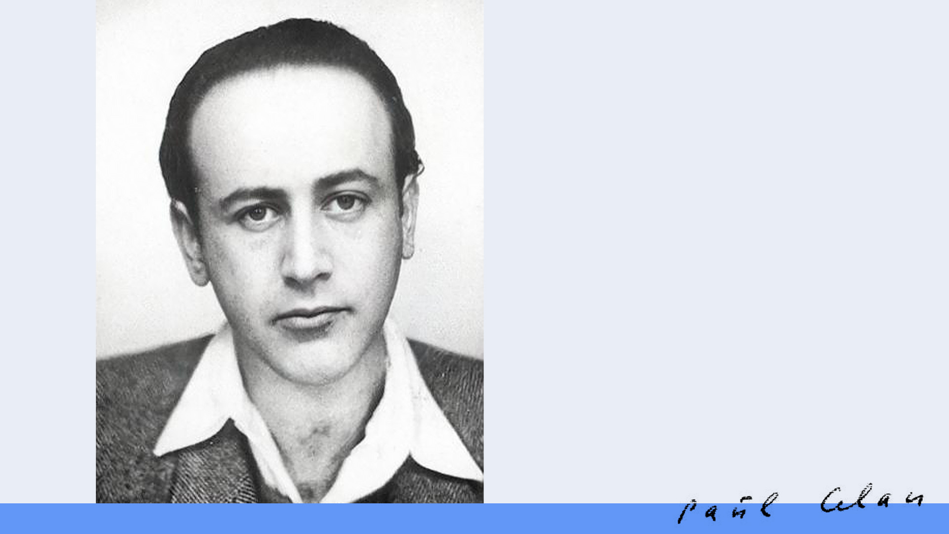 Paul Celan: Bücher und Leben. Im Porträt auf suhrkamp.de